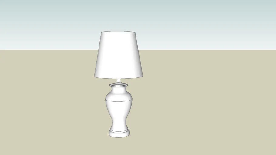 Plain Tabel Lamp | 3D Warehouse