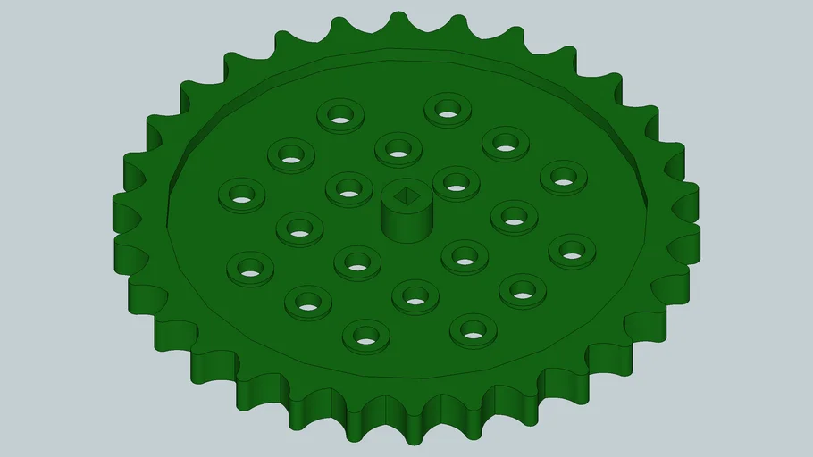 VEX 30 Tooth High Strength Sprocket | 3D Warehouse