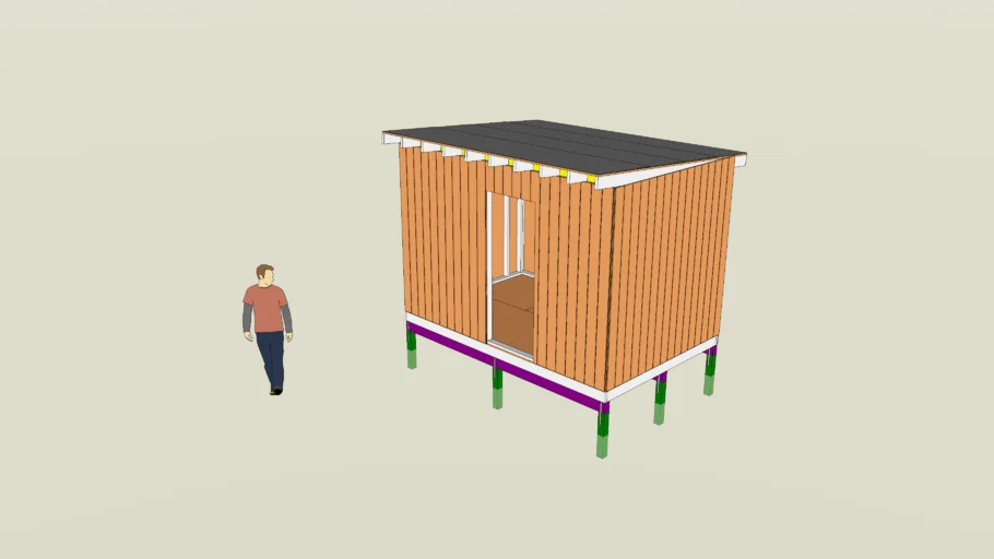 Build a Shed Step-by-Step | 3D Warehouse