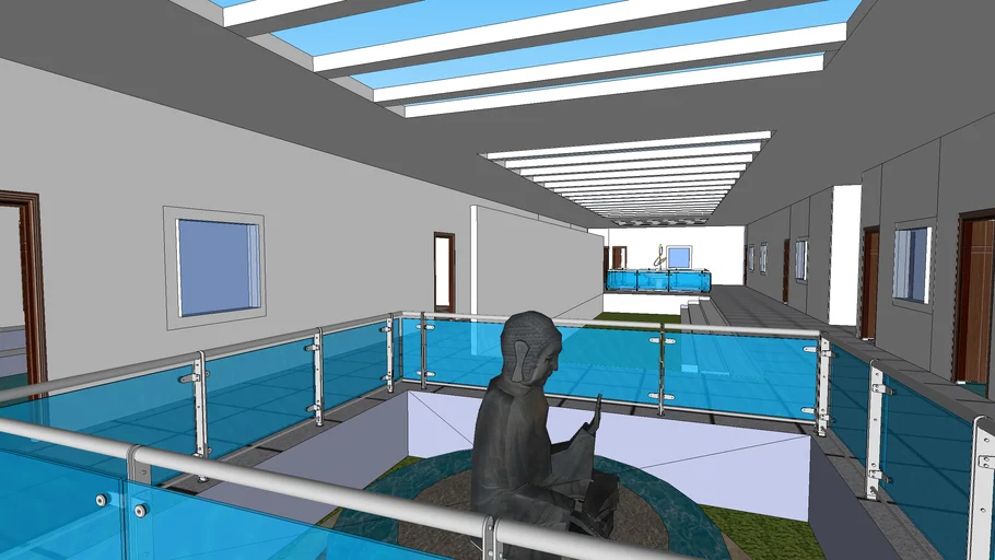 campus of college | 3D Warehouse