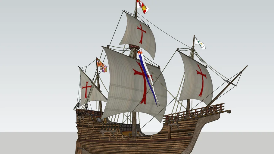 Ship Santa Maria | 3D Warehouse