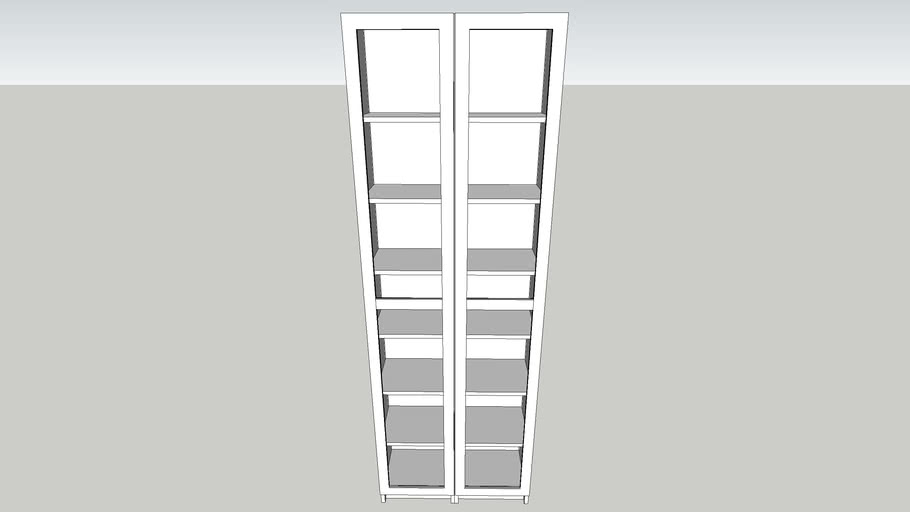 Ikea Billy Oxberg library | 3D Warehouse