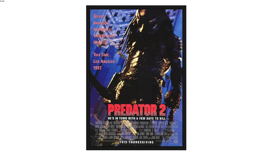 Predator 2 Poster | 3D Warehouse