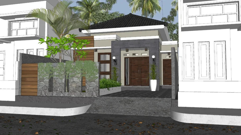 Design House Type 45 m2 | 3D Warehouse