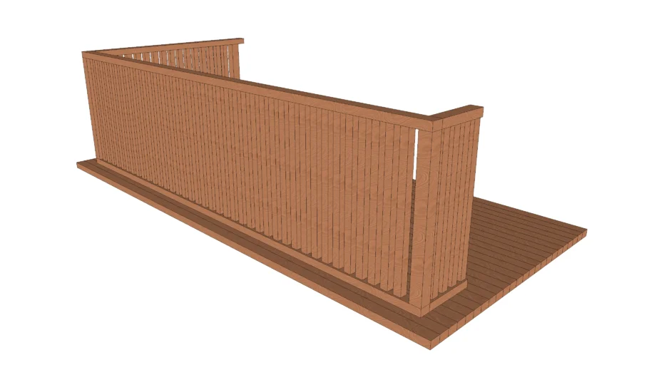 Wood Fence | 3D Warehouse