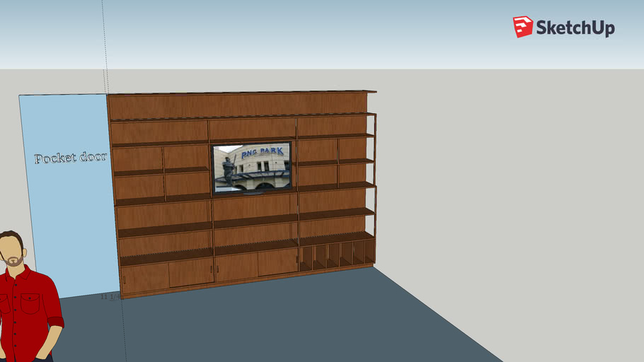 Wall unit | 3D Warehouse