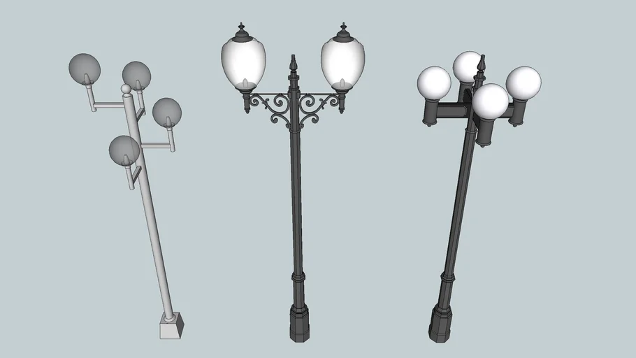 Designer Street Light | 3D Warehouse