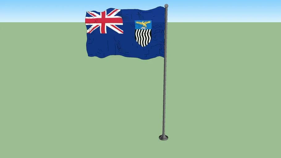 Flag of Northern Rhodesia 1939-1964 | 3D Warehouse