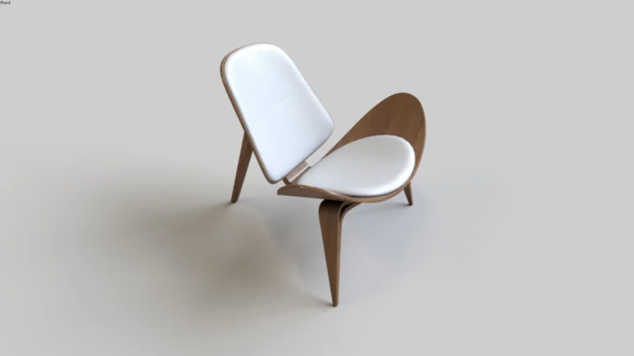 _Moveis_Poltrona_(Poltrona Shell - Carl Hansen & Son) | 3D Warehouse