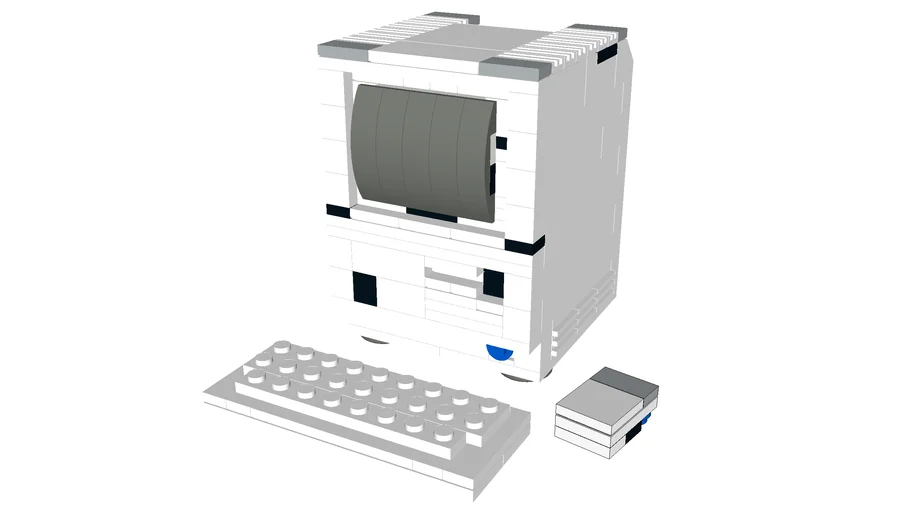 LEGO apple_macintosh_1984 | 3D Warehouse