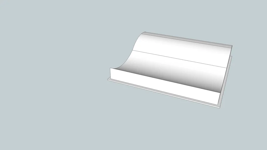 Wavy Ceiling Tile - IDS Group Ceilings | 3D Warehouse