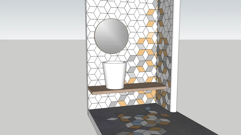 TOILET (WALL PATTERN) | 3D Warehouse