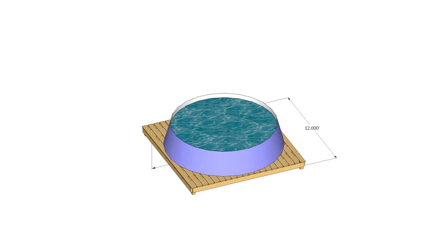 Deck And Pool | 3D Warehouse