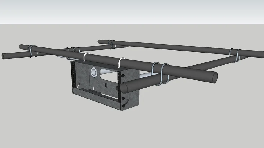 BSP (BROADCAST SERVICE PANEL) GRID PIPE MOUNTED | 3D Warehouse