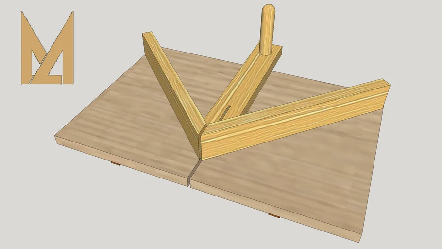 Template for Half Miter Cut | 3D Warehouse