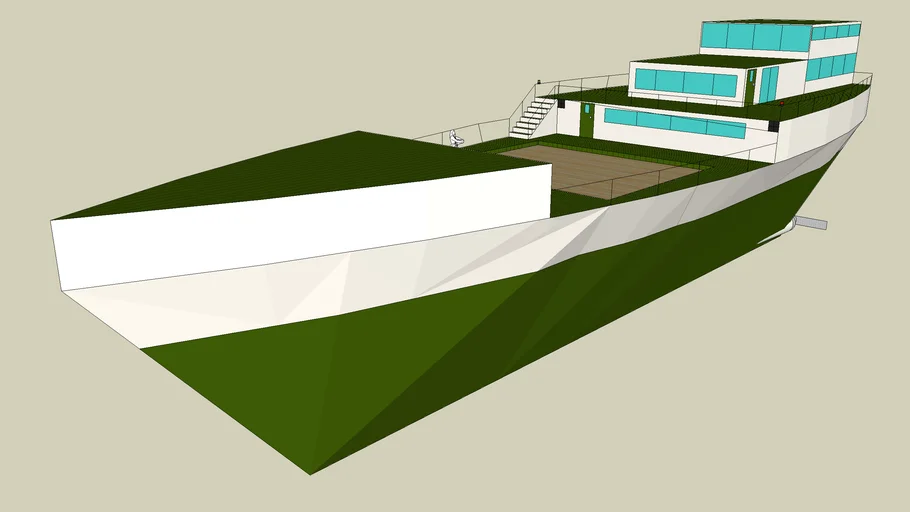 green ship | 3D Warehouse