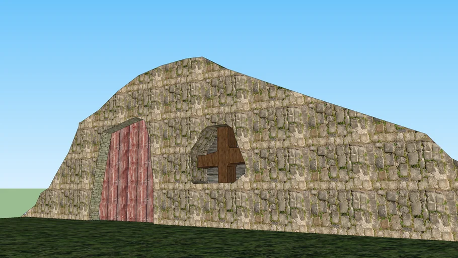 My first model- A little cave house | 3D Warehouse