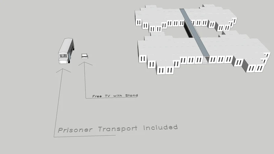 Detention center Modular Design Concept 1 | 3D Warehouse