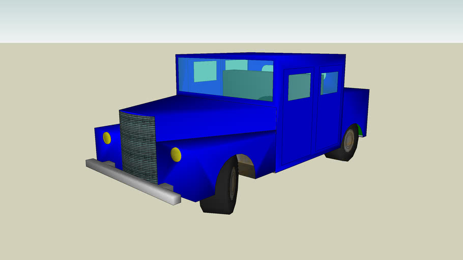 old car i restored | 3D Warehouse