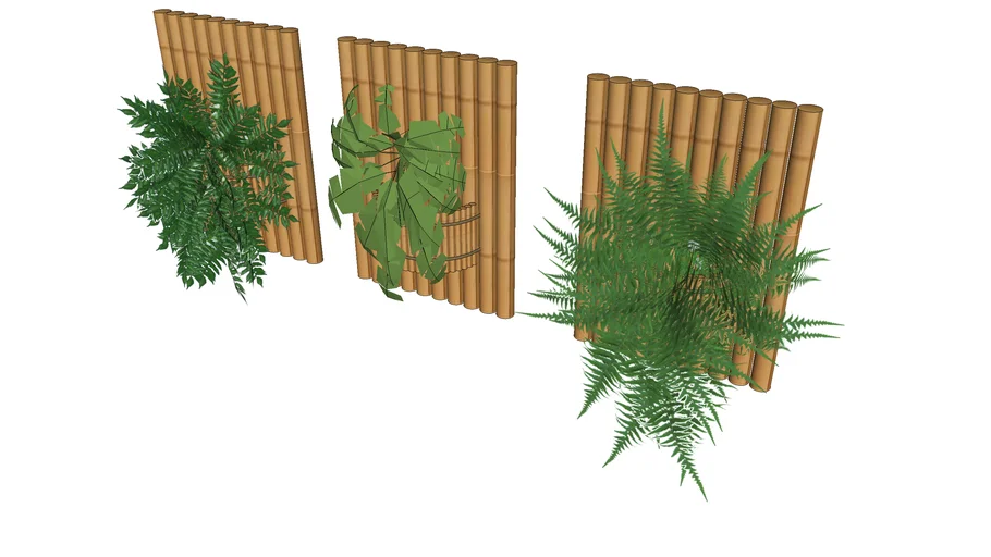 dinding bambu | 3D Warehouse