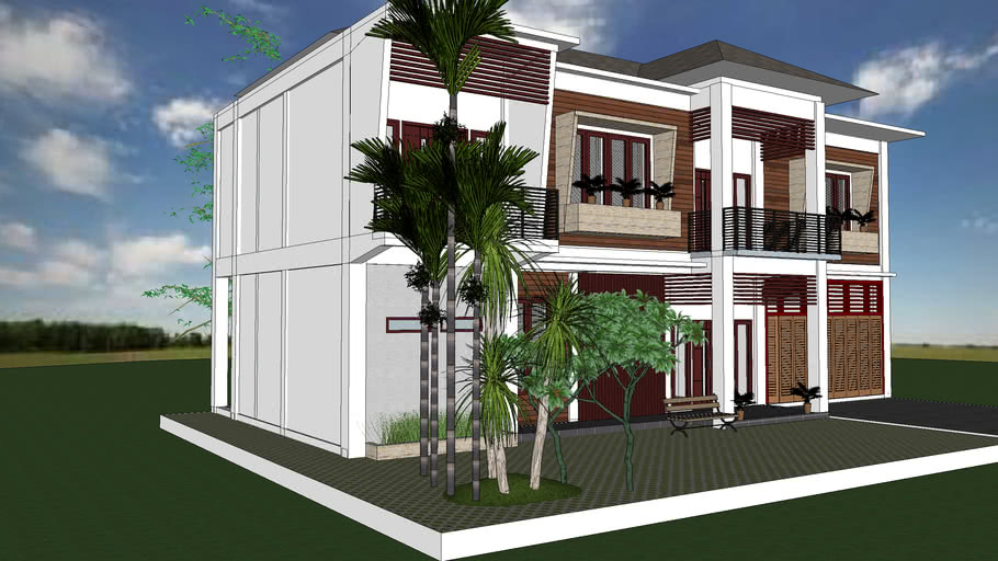 rumah 2 lantai | 3D Warehouse