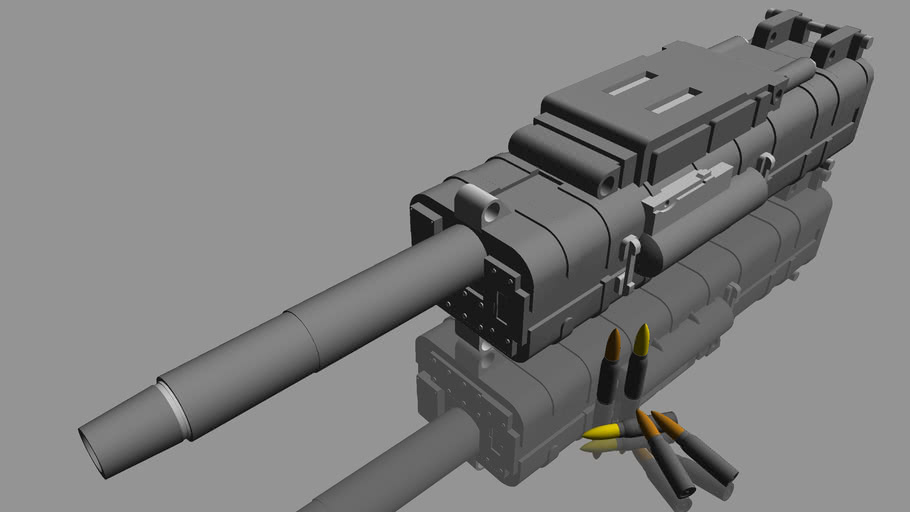 Rheinmetall-Borsig MK 108 30mm cannon | 3D Warehouse