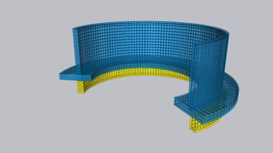Reinforced Retaining Wall | 3D Warehouse