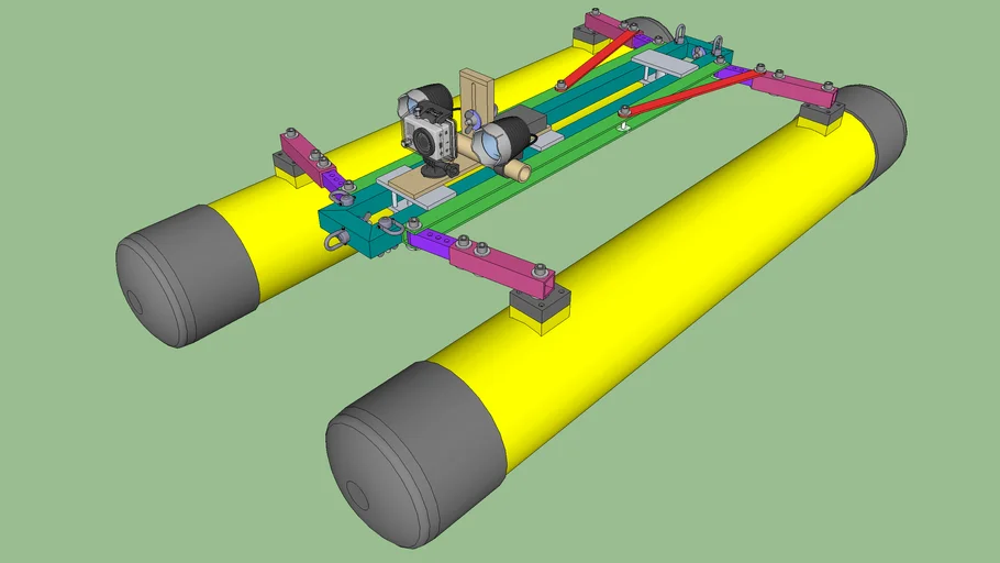 Go Pro Camera Pontoon (Animated) | 3D Warehouse