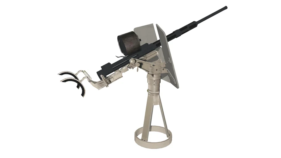 Oerlikon 20 mm cannon | 3D Warehouse