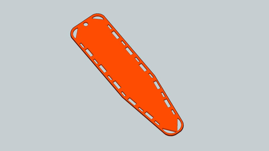 Generic Long Backboard | 3D Warehouse