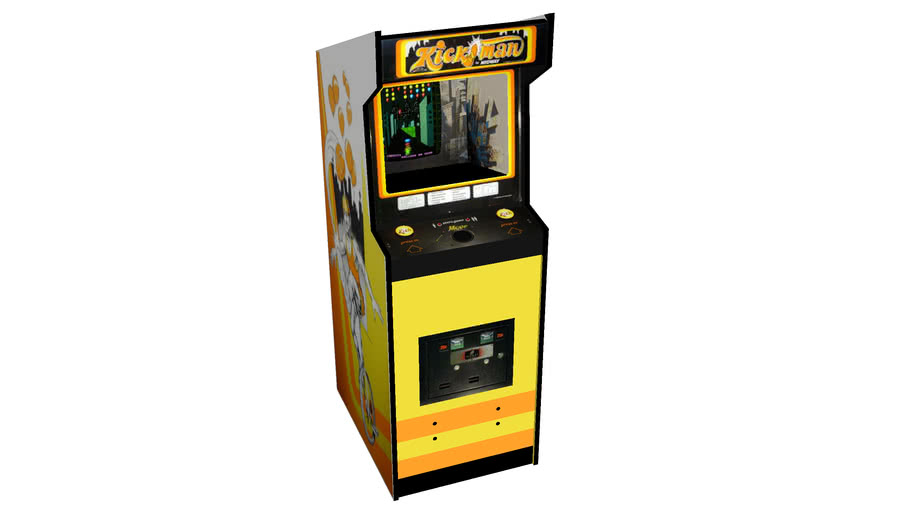 Kick Man Arcade Game | 3D Warehouse