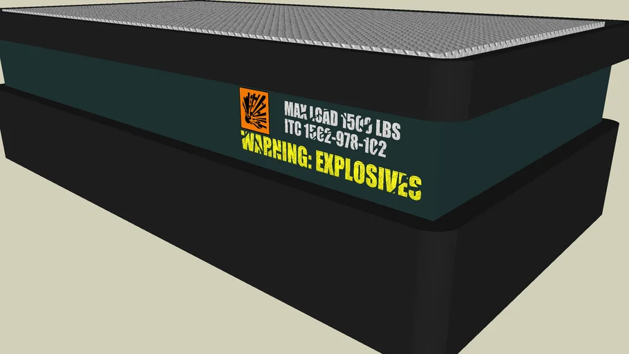 EXPLOSIVES CRATE | 3D Warehouse