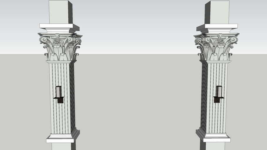 roman column structures | 3D Warehouse