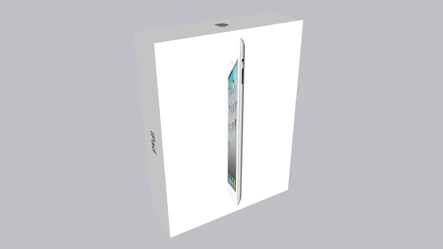 Apple iPad 2 White Box | 3D Warehouse