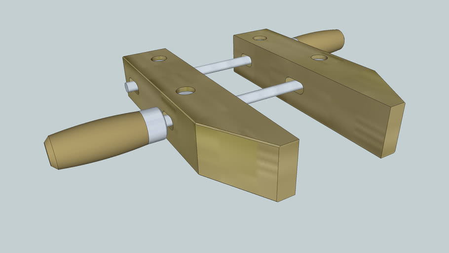 7' Wood Clamp | 3D Warehouse