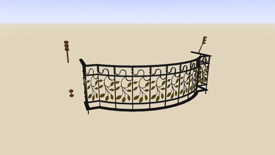 Balcony Railing | 3D Warehouse