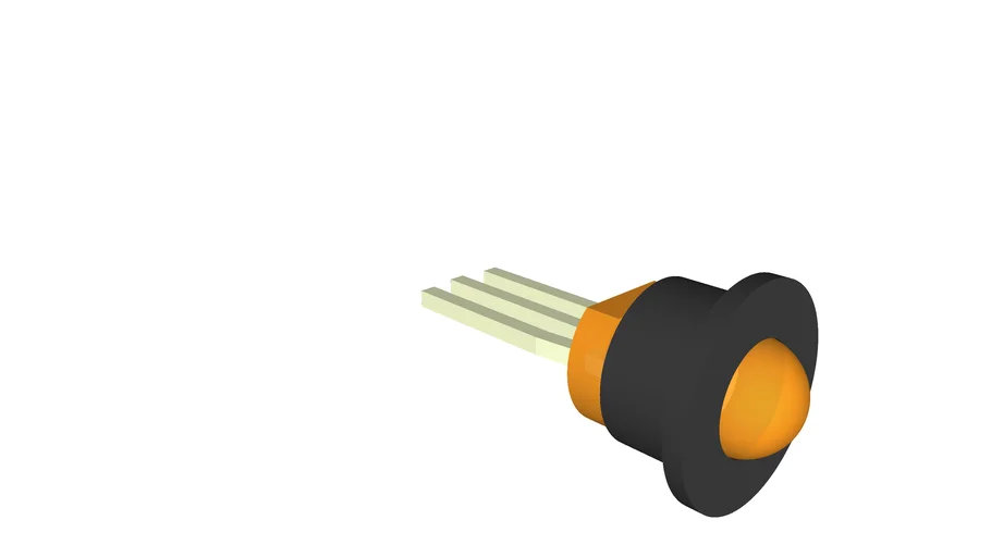 LED Orange + Standoff | 3D Warehouse