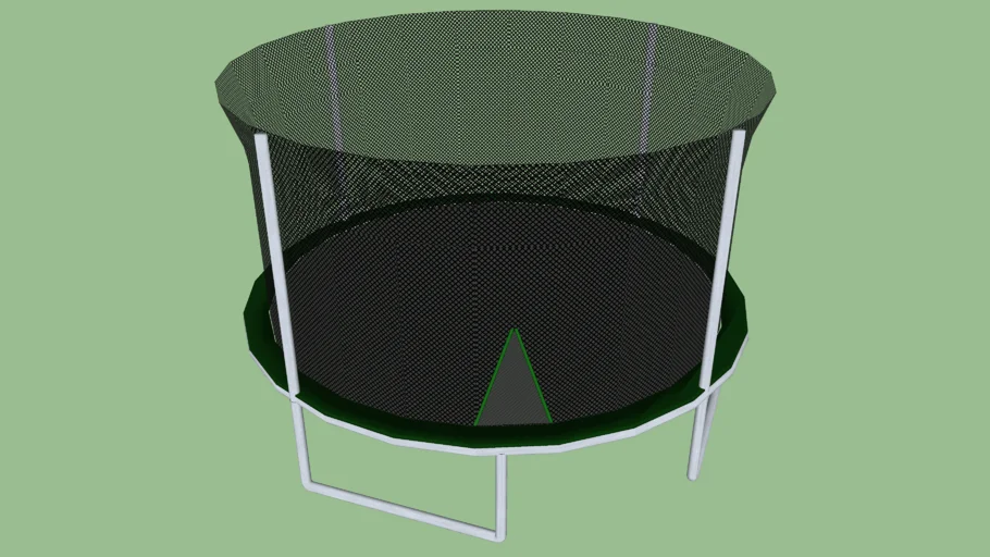 Trampoline with net | 3D Warehouse