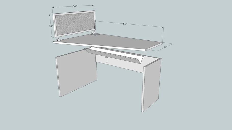 Custom work station by Candex Custom Corp | 3D Warehouse