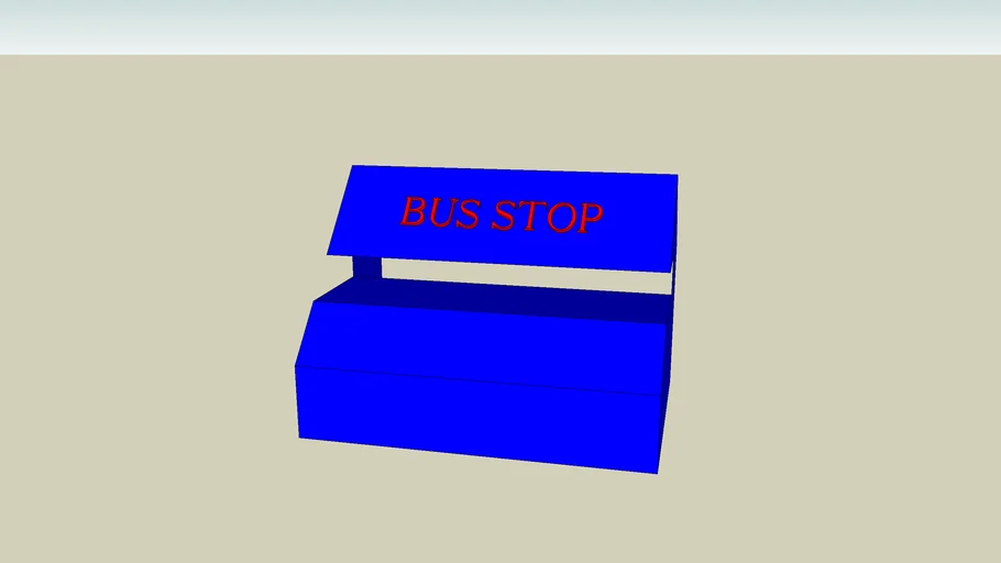 Bus Stop | 3D Warehouse