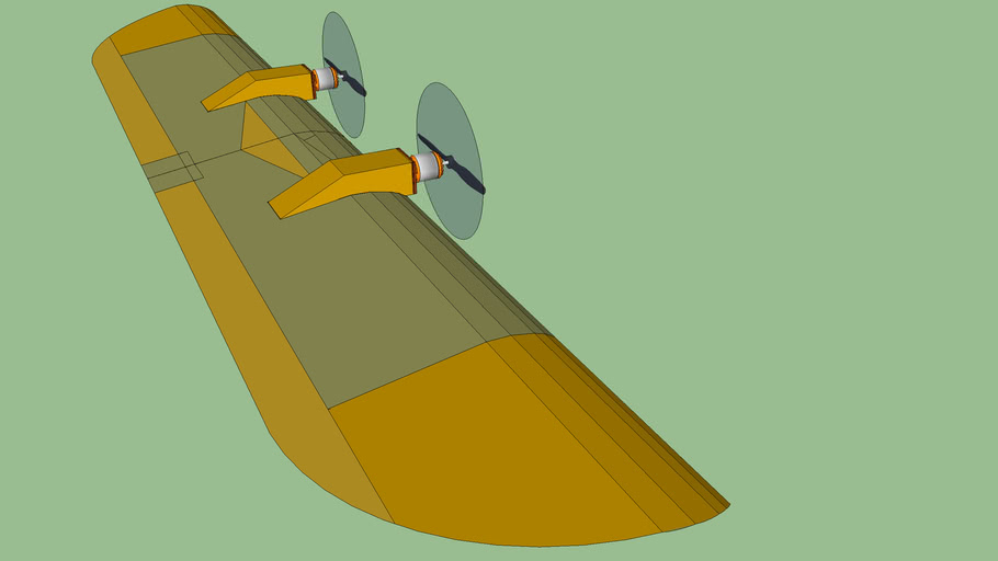 Twin Motor Wing | 3D Warehouse