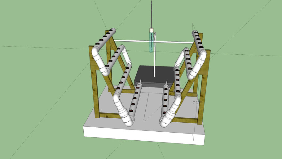 NFT coliseum hydroponics system | 3D Warehouse