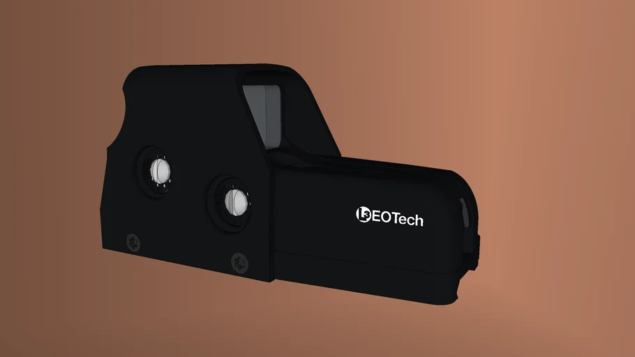 L-3 EOTech Holographic Weapons Sight – Model 553.A65 - Black | 3D Warehouse