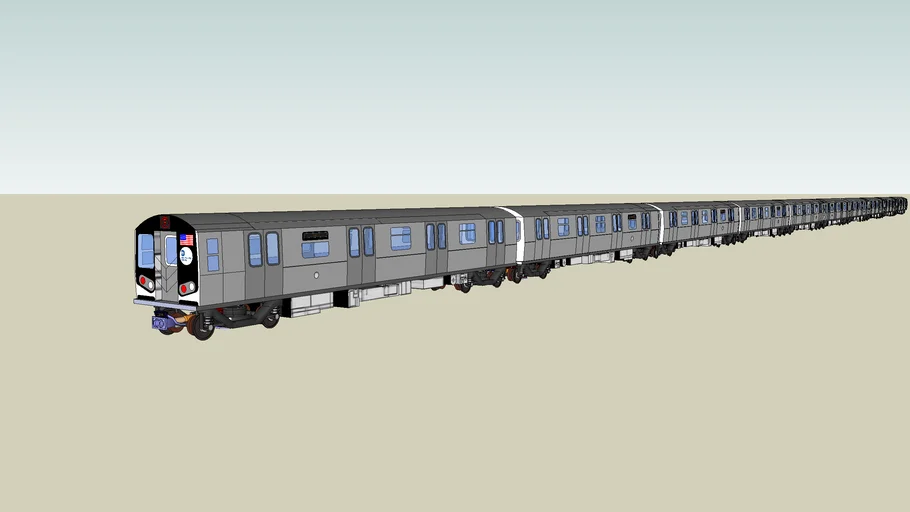 MTA New York City Subway R160C F Train | 3D Warehouse