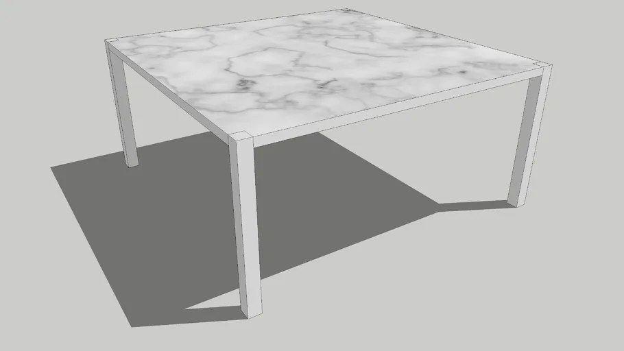 Coffee Table Square | 3D Warehouse