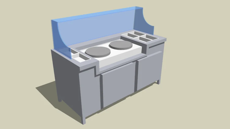 Crepes refrigerator | 3D Warehouse