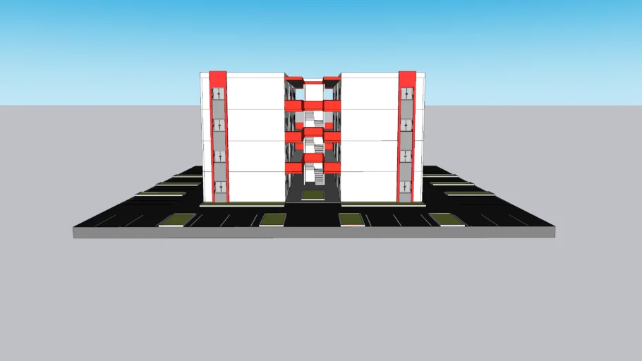 EDIFICIO 4 NIVELES | 3D Warehouse