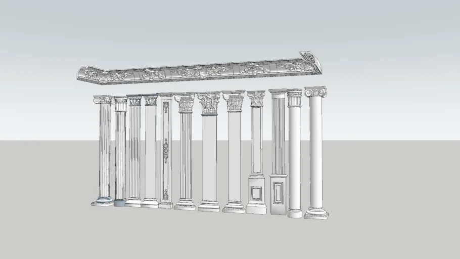 Classical Orders and Carvings | 3D Warehouse