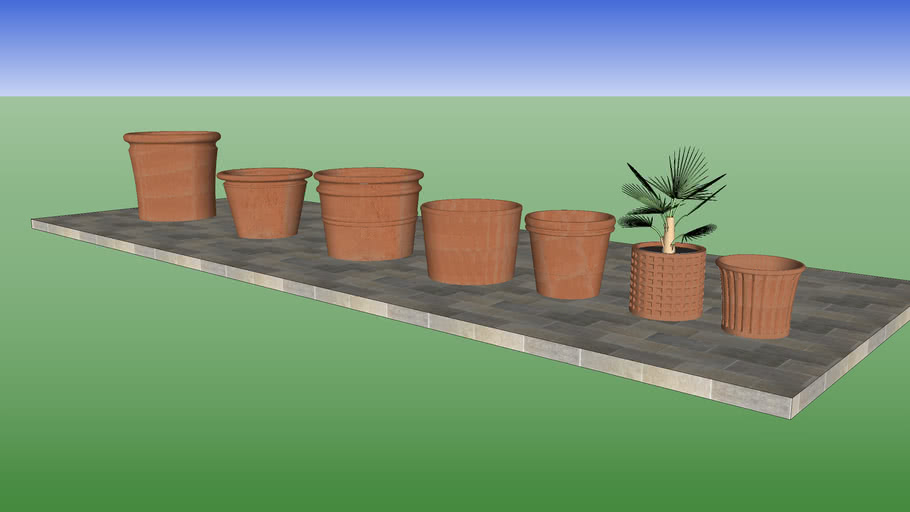 Terra Cotta Pots | 3D Warehouse