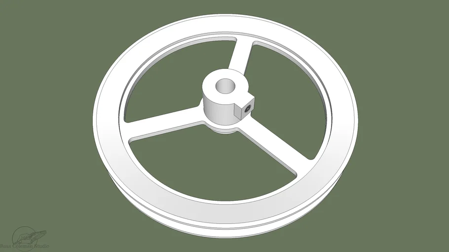 Pulley 7 inch | 3D Warehouse